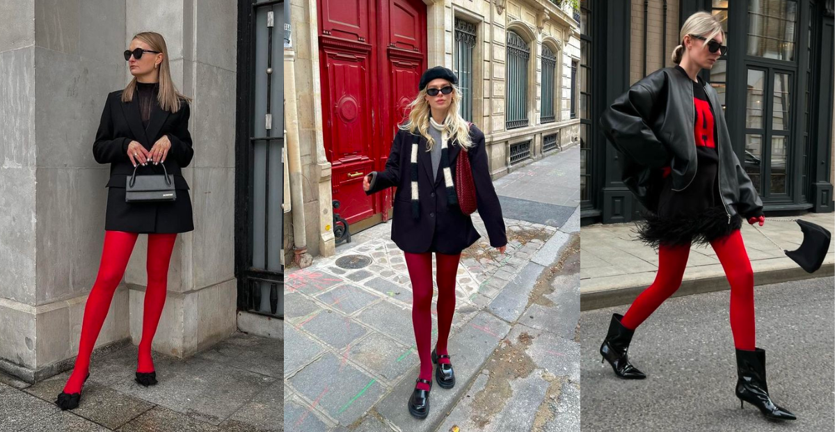 Por qué las medias rojas serán la tendencia más fashion de la temporada ...