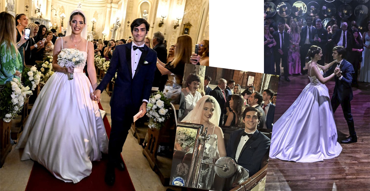 Las fotos del casamiento religioso de Macarena Fort y Tiago Demársico ...