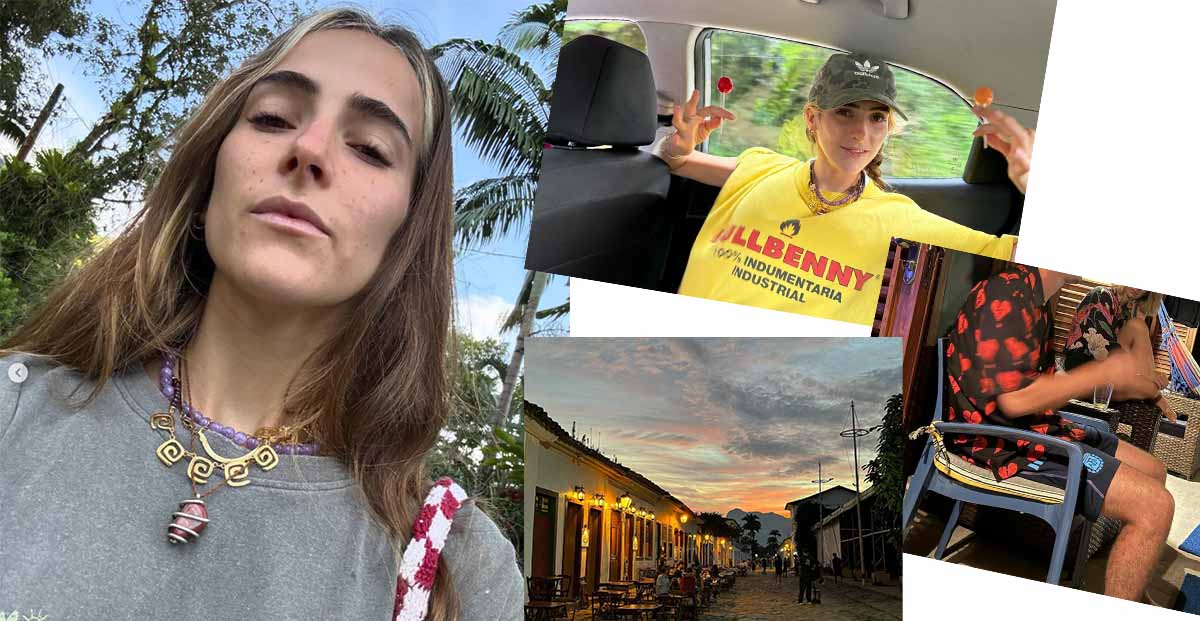 Las fotos de Ámbar de Benedictis y Nacho Pampín en Brasil