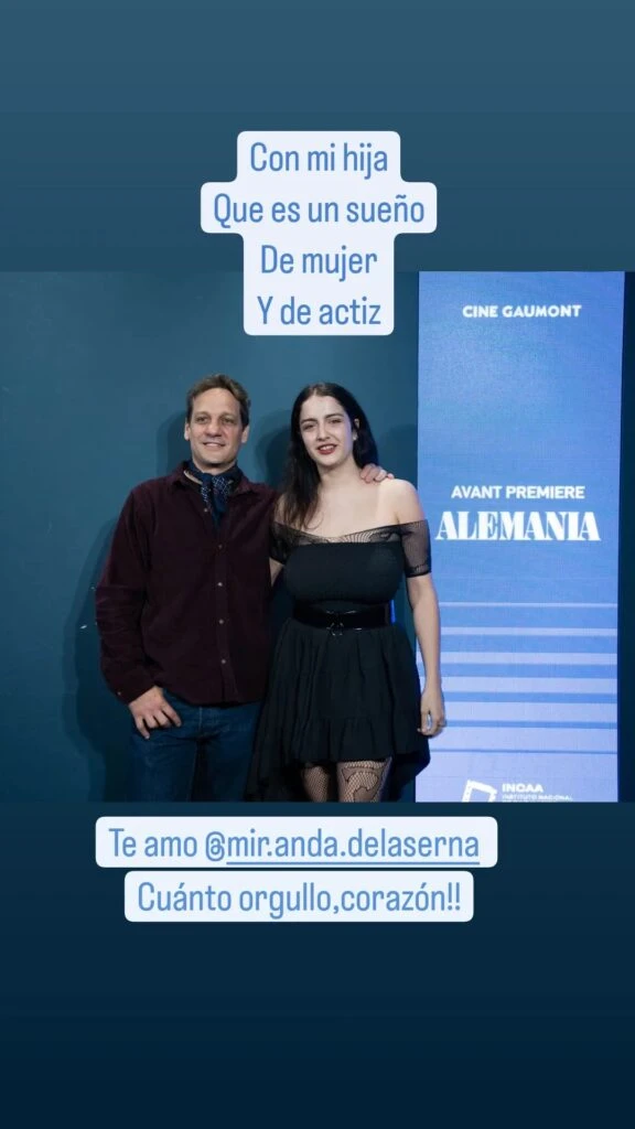 El tierno posteo que Rodrigo de la Serna dedicó a su hija, Miranda