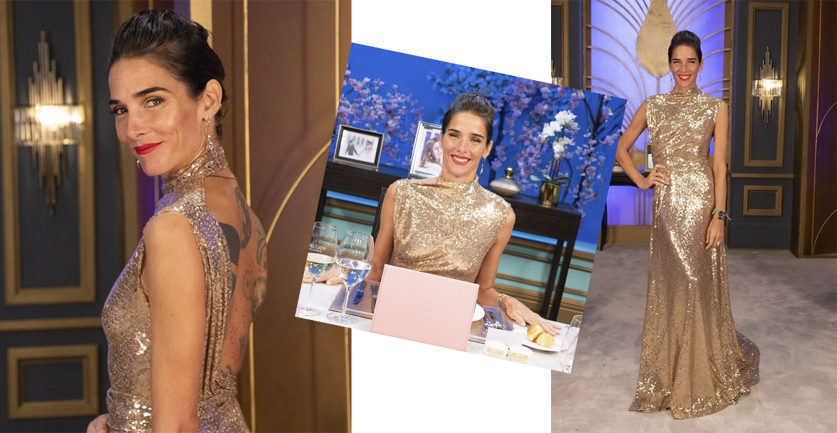 Juana Viale volvió a apostar a la moda circular