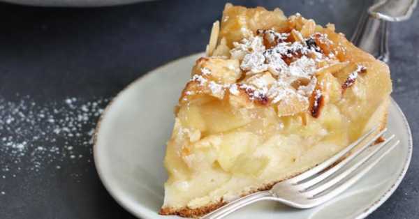 Torta de manzanas "haragana": la receta de Estefi Colombo