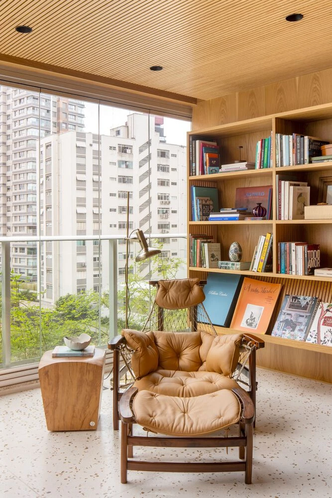 Un departamento cómodo y acogedor repleto de texturas