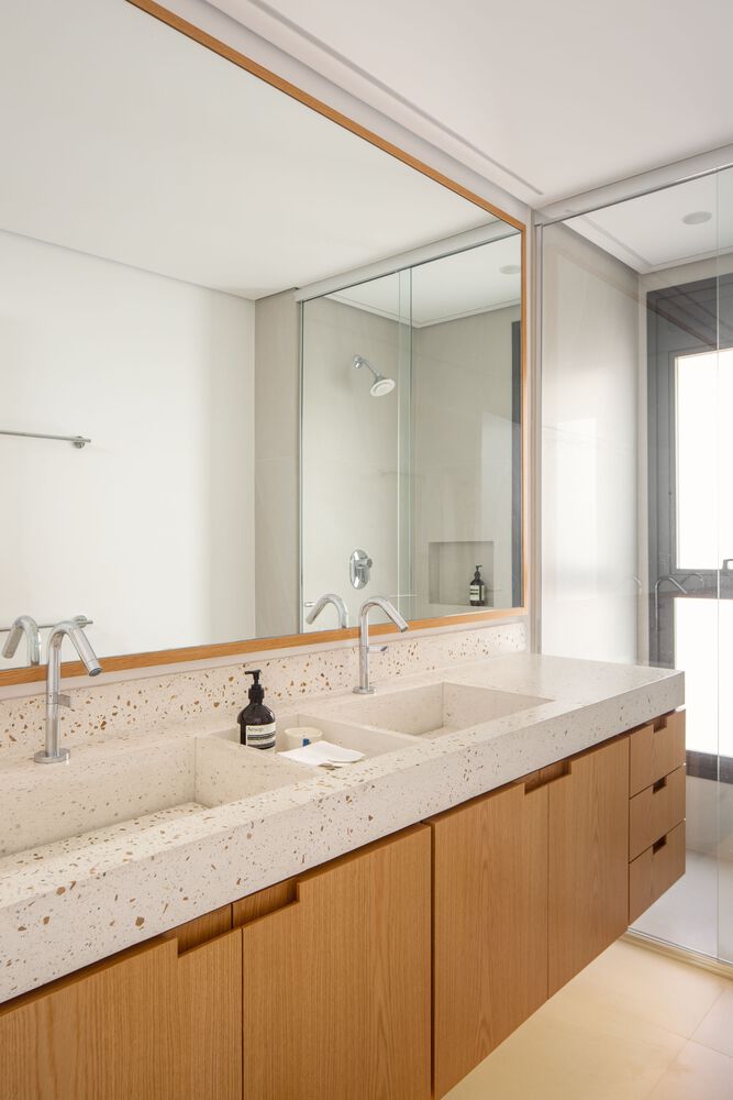 Un departamento cómodo y acogedor repleto de texturas