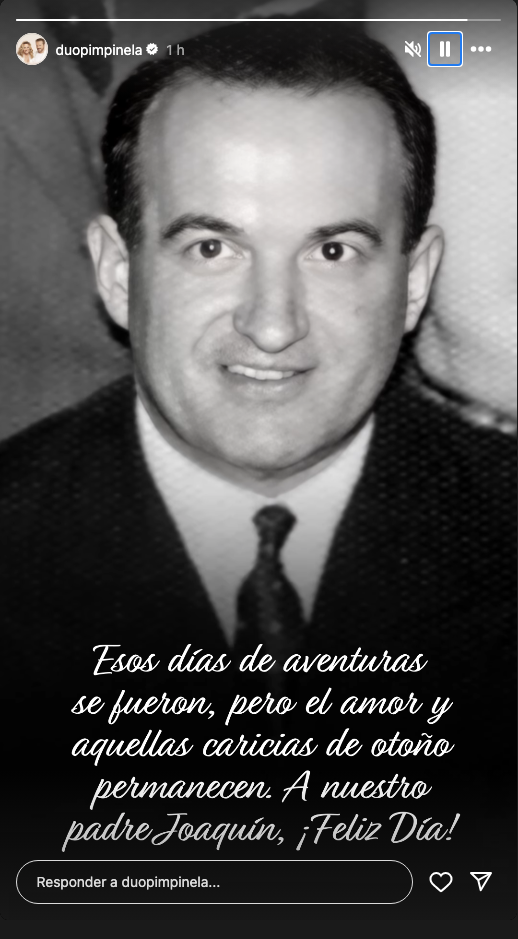 Las fotos de Lucía Galán con su papá