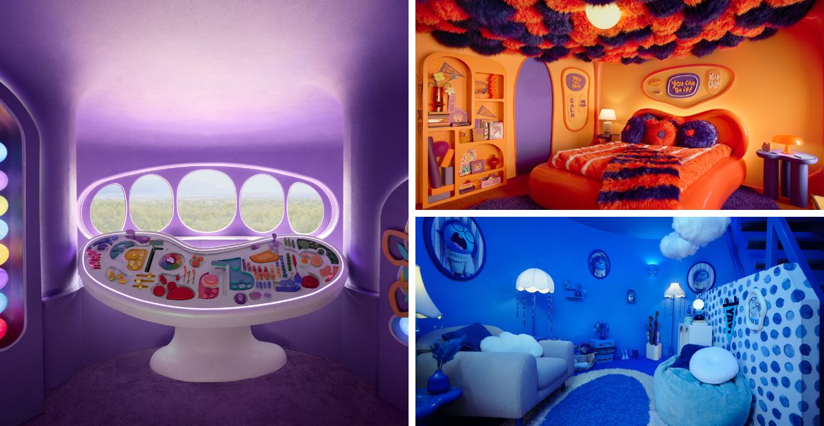 Las instalaciones inspiradas en Intensa Mente 2 que diseñó Airbnb