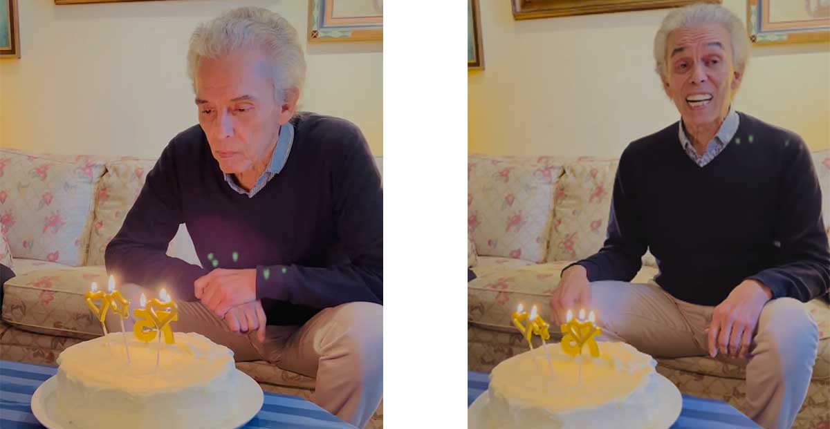 Jairo cumplió 75 años: así fue el festejo íntimo