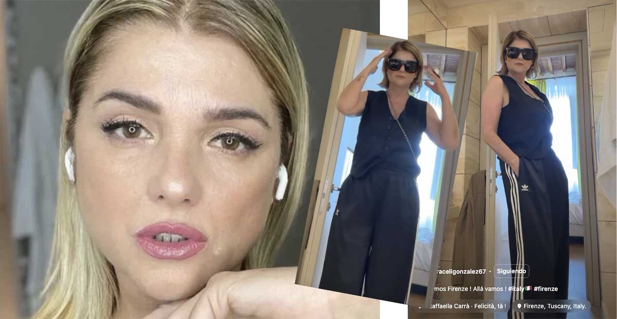 Araceli González causó impacto en Italia con su look athleisure