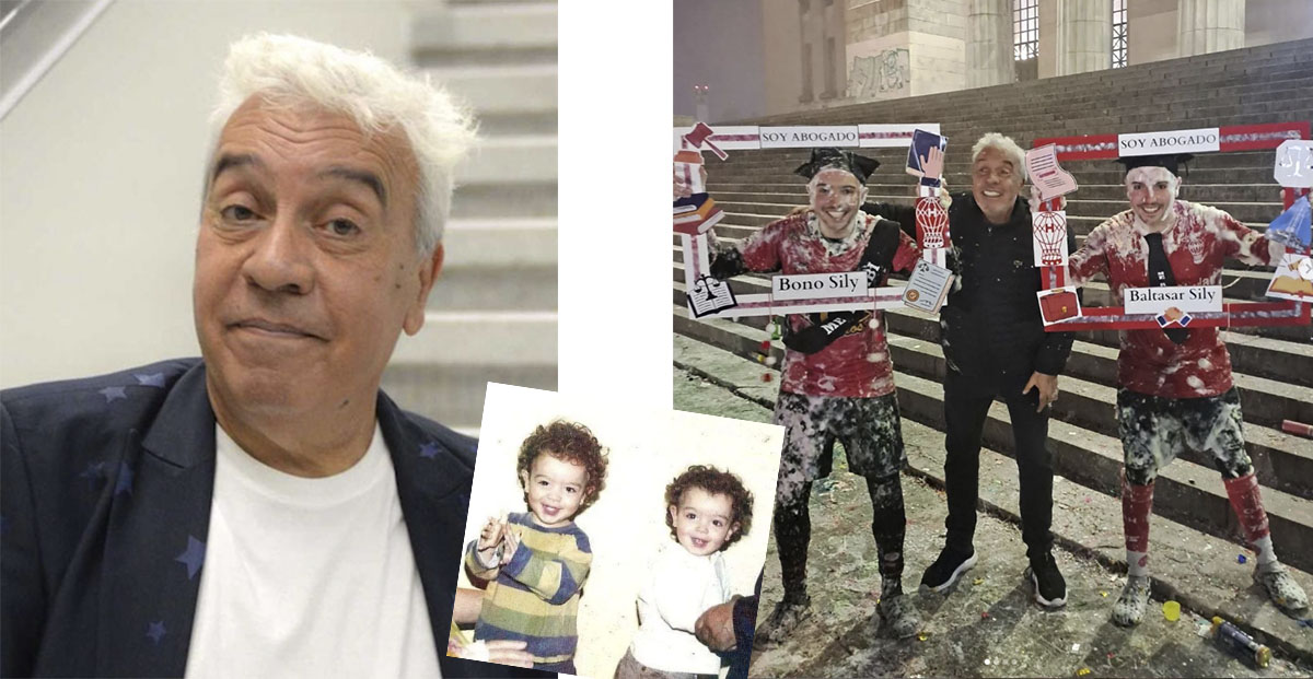 El orgullo de Coco Sily por sus hijos mellizos, Bono y Baltasar