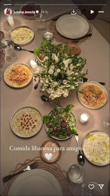 Las recetas libanesas preferidas de Juliana Awada