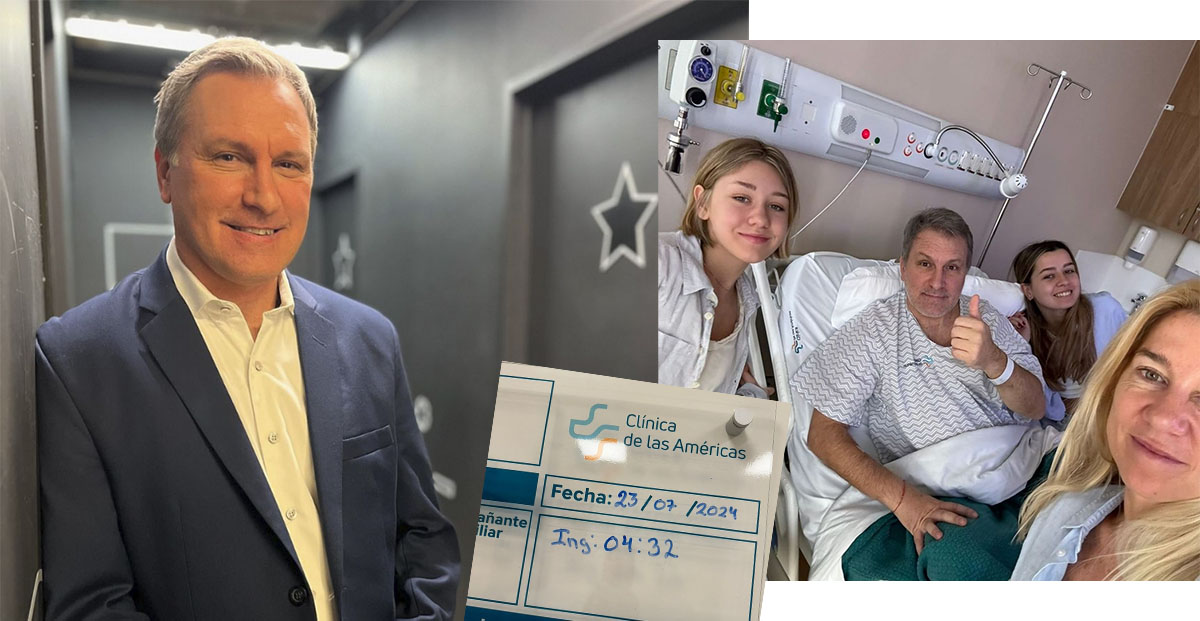 Guillermo Panizza relató el dramático episodio de salud que sufrió