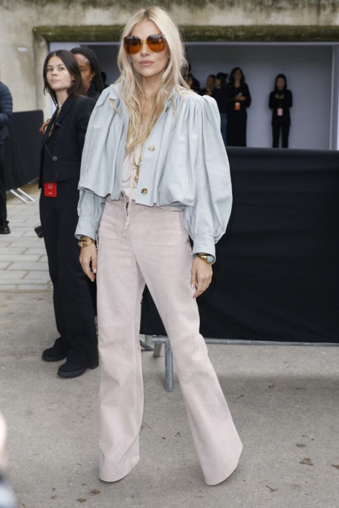 Los looks más románticos del street style del desfile de Chloé