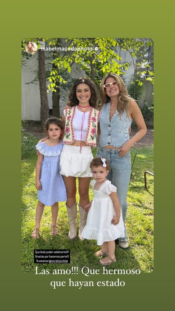 Mora Bianchi, la actriz de Margarita cumplió 20: fotos de su fiesta