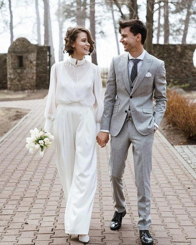 7 looks de novia modernos y chic (para enamorarse)