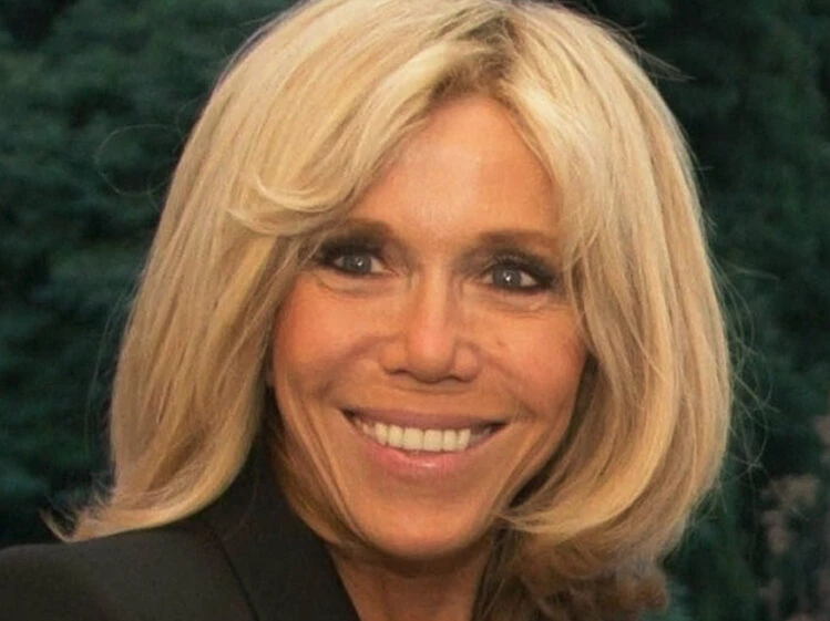 El elegante look de Brigitte Macron en Buenos Aires