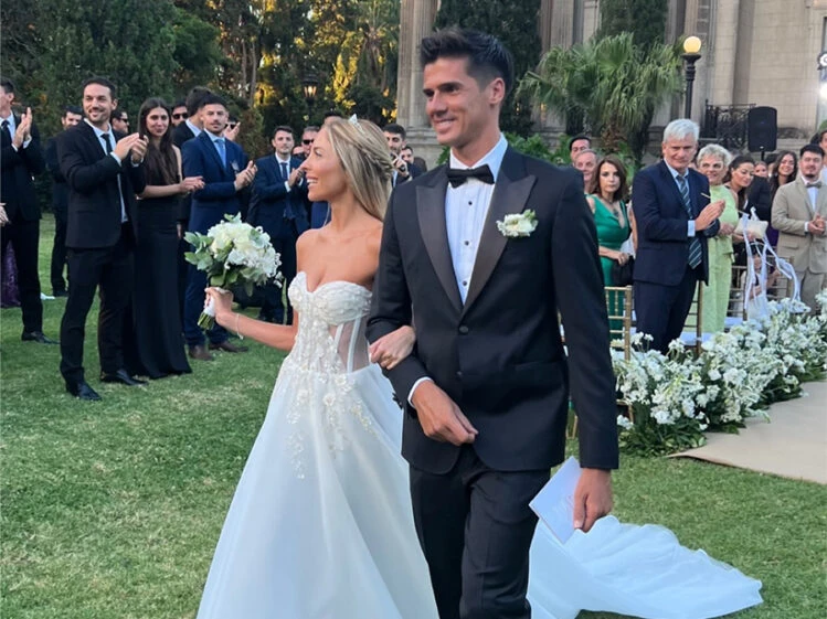Boda del tenista Federico Coria y Flor Gómes: todas las fotos