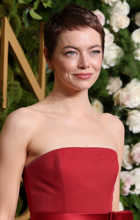Emma Stone sorprendió con el pixie cut, el corte que es tendencia