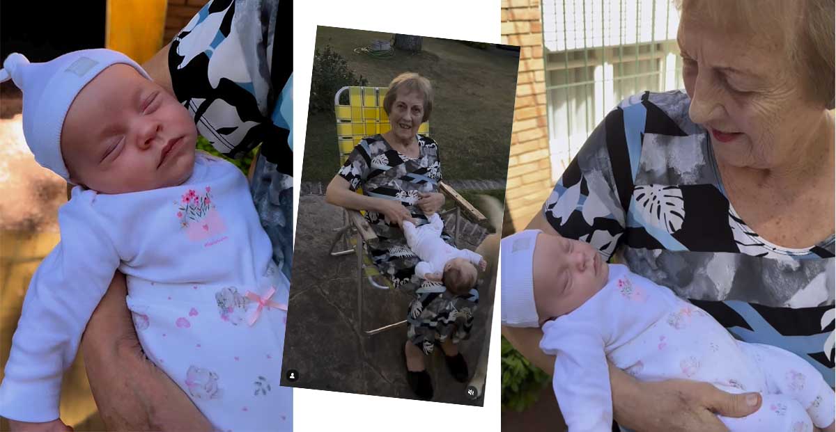 El emotivo encuentro entre Milenka, la beba de Marley, y su abuela