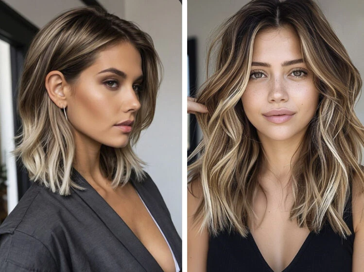 6 tendencias de coloración con efecto balayage para 2025