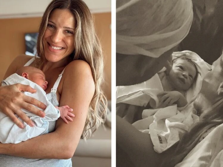 Las fotos de Amanda, la hija de Maca Rinaldi y Fede Hoppe