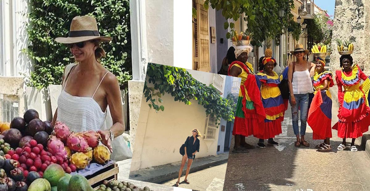 Así fue el viaje de Juliana Awada a Cartagena de Indias