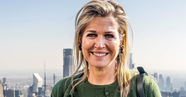 Máxima sorprendió con un look denim súper canchero