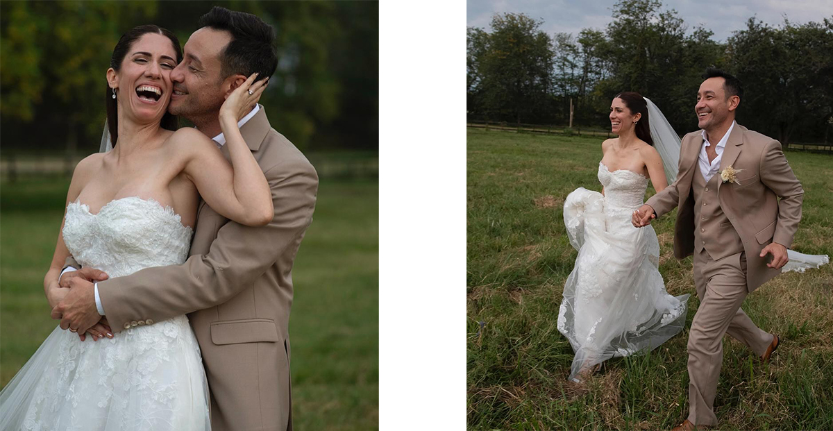 Las fotos del casamiento de Luciano Pereyra y Julia Rezzuto