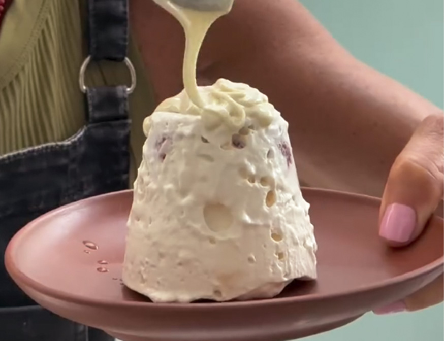 Helados de frutilla: la receta con tres ingredientes de Maru Botana