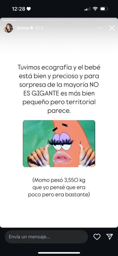 Jimena Barón contó cómo está su bebé, a sus 6 meses de embarazo