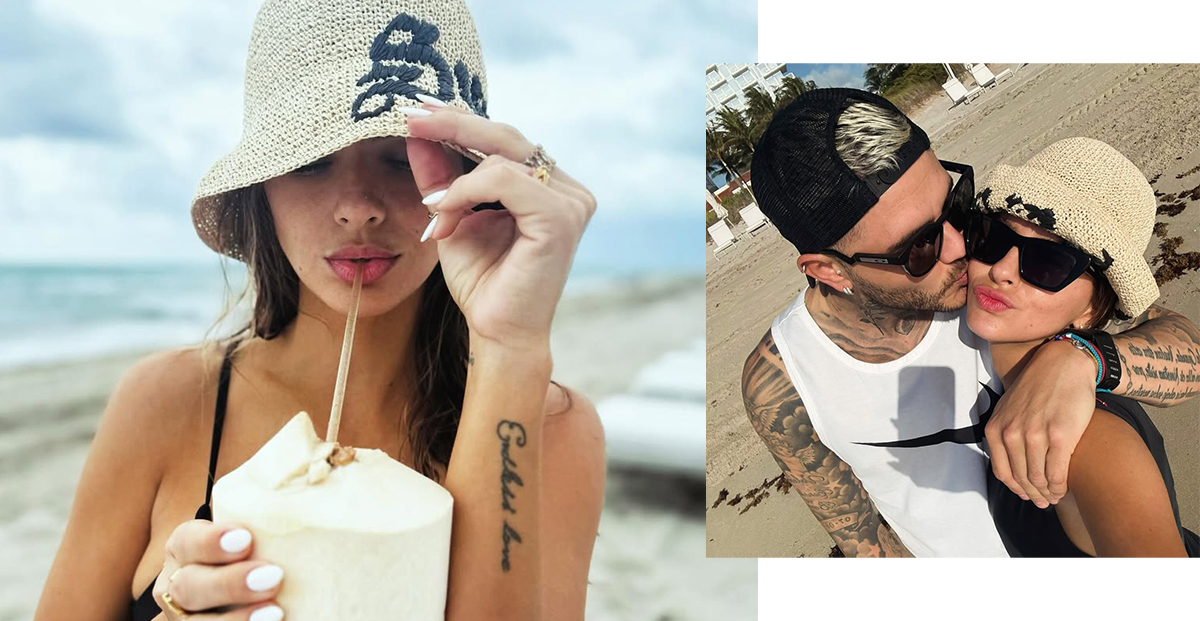 La China Suárez marcó tendencia con su look playero en Miami