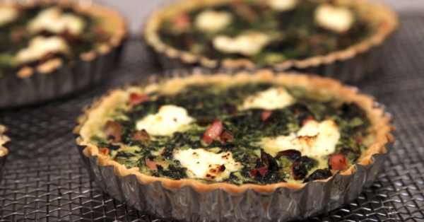 Mini tartitas de acelga y ricota