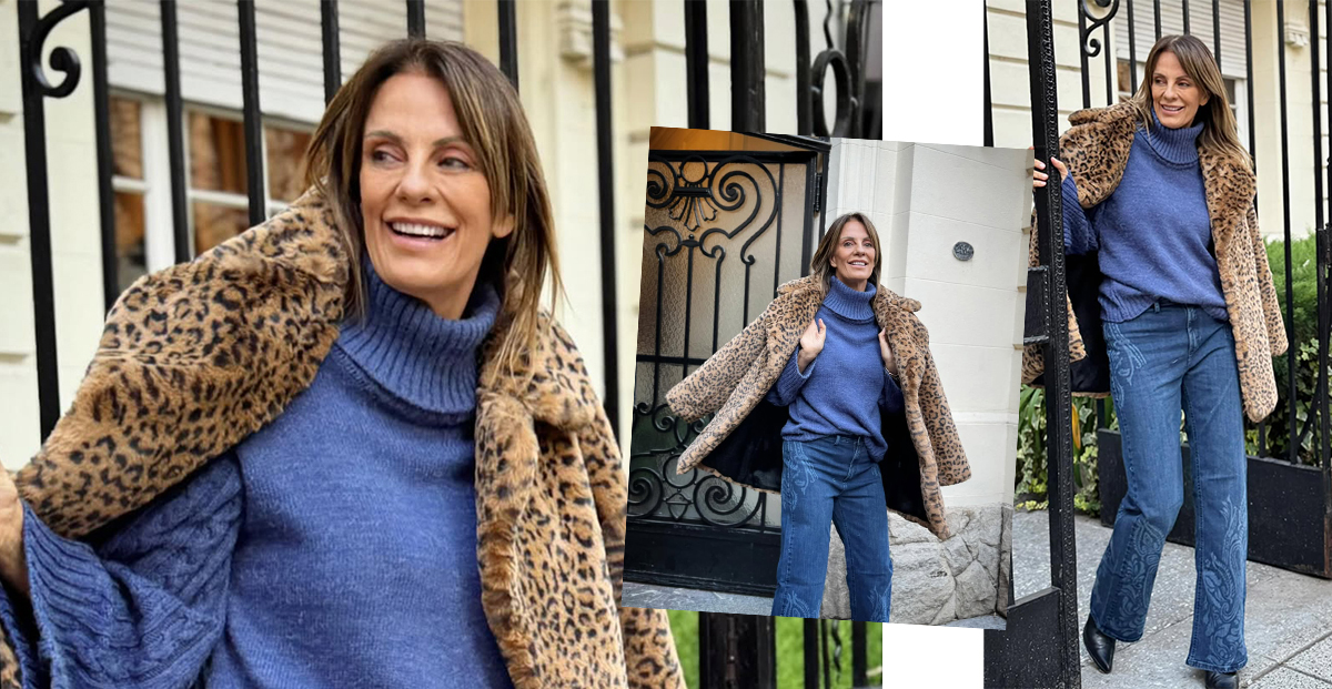 Nequi Galotti apuesta al animal print con un look súper canchero