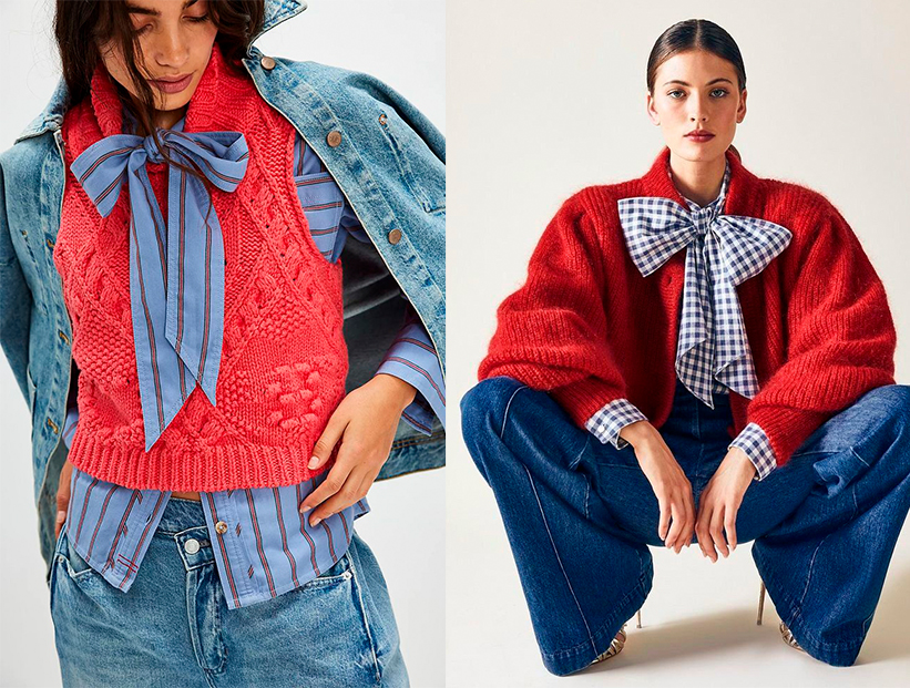 Alerta tendencia: Blusas con lazo, el guiño vintage que se convierte en ...