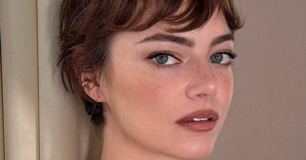 Emma Stone y una nueva versión del corte pixie: ondulado y con ...