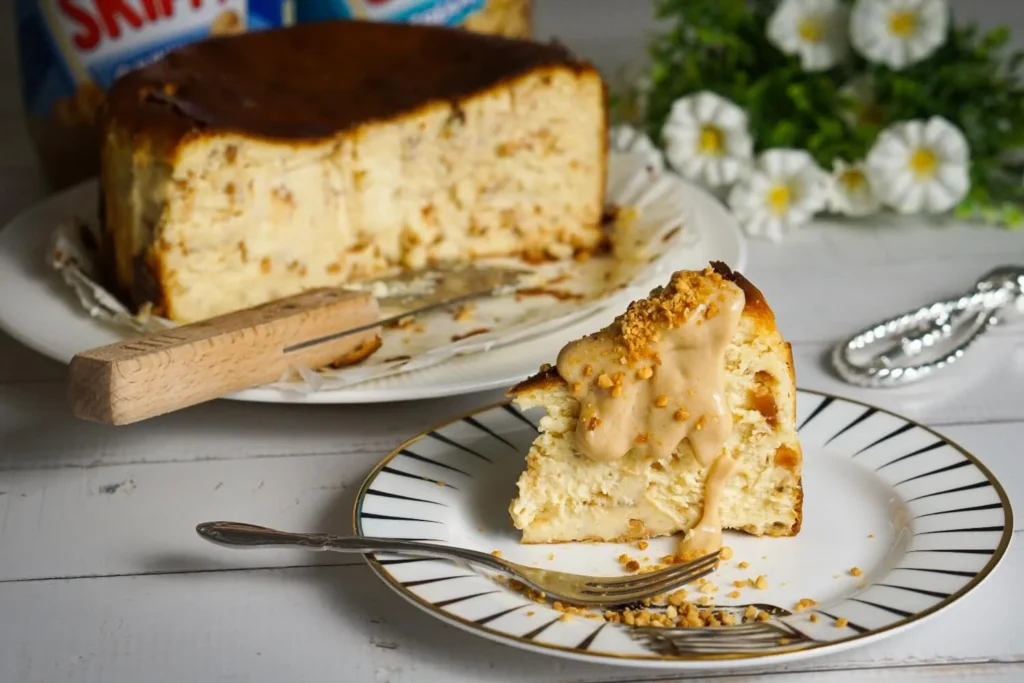 Torta vasca rellena: la receta con manteca de maní y mermelada