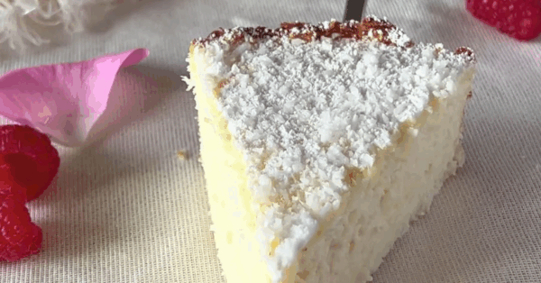 Torta fit de ricota y coco: receta sin gluten, sin harina y muy fácil