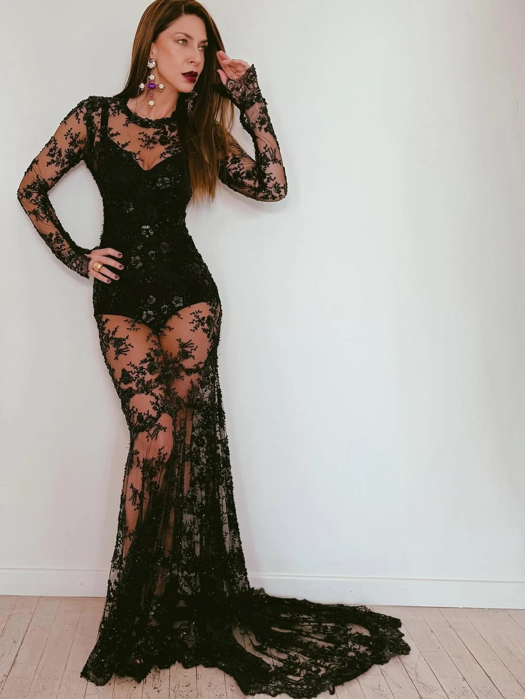El increíble look de gala de Romina Gaetani