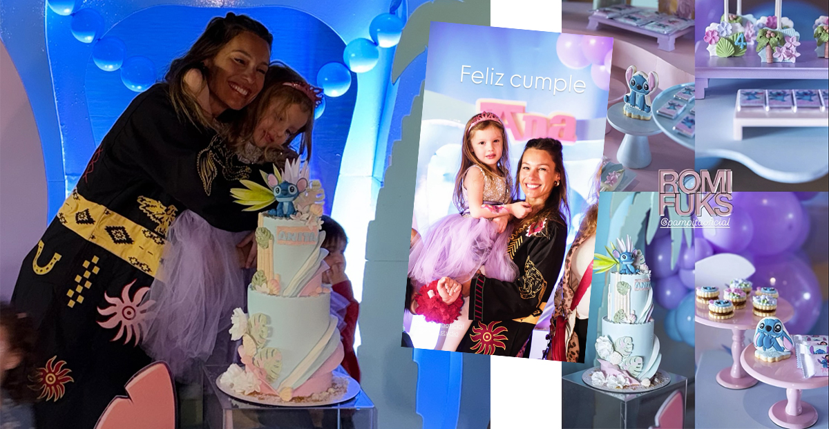 Así fue la torta del cumpleaños de Ana, la hija de Pampita