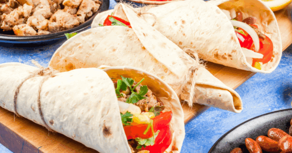 Wraps caseros sin gluten: la base perfecta para cualquier relleno