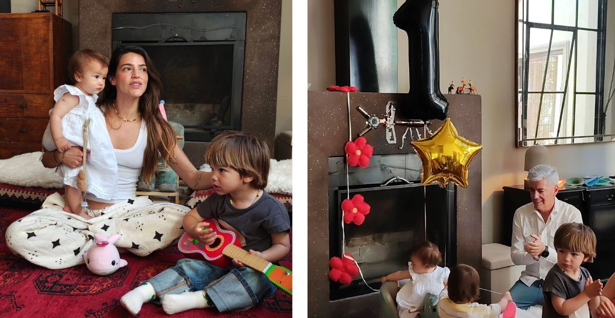 Calu Rivero celebró el primer año de Bee, su hija menor: las fotos