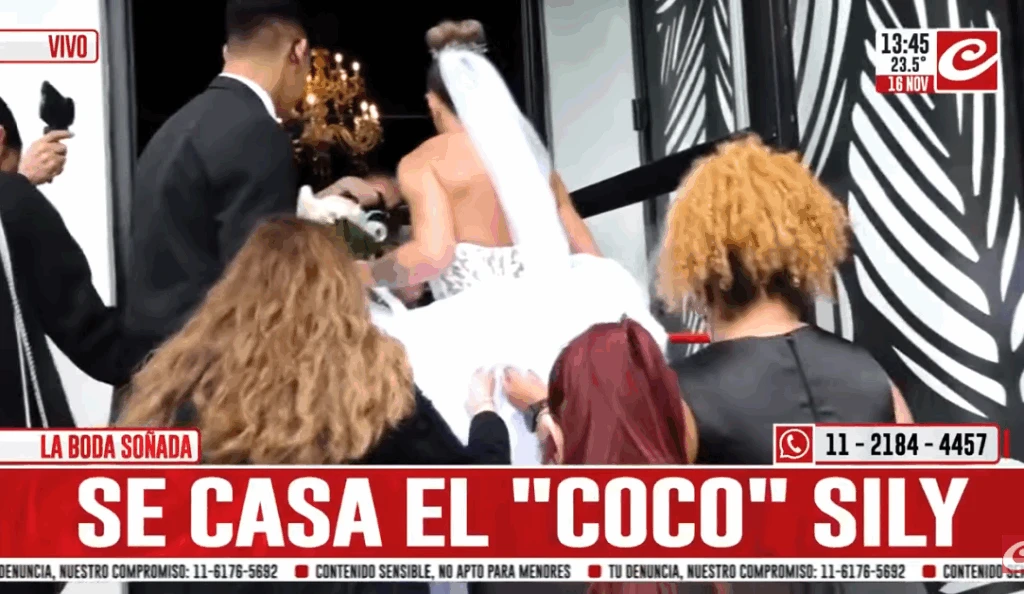 Boda de Coco Sily y Chimi: las primeras imágenes de la novia