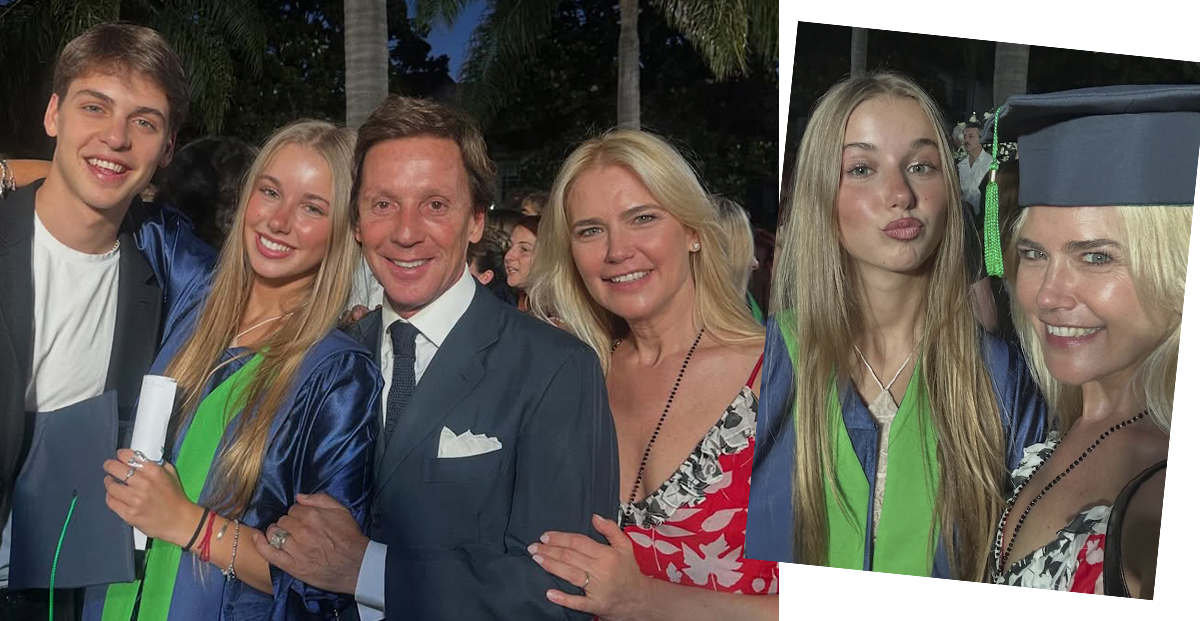 Taína Gravier egresó: orgullo de Valeria Mazza y Alejandro Gravier