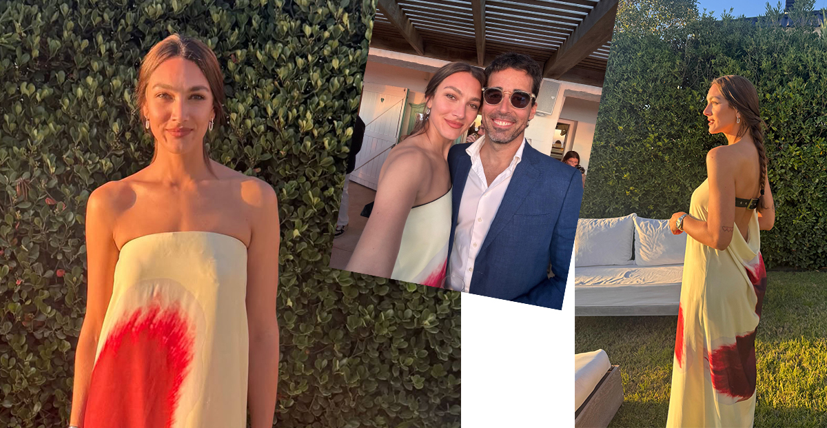 Lucía Pedraza: look en la fiesta de Nacho Viale en Punta del Este
