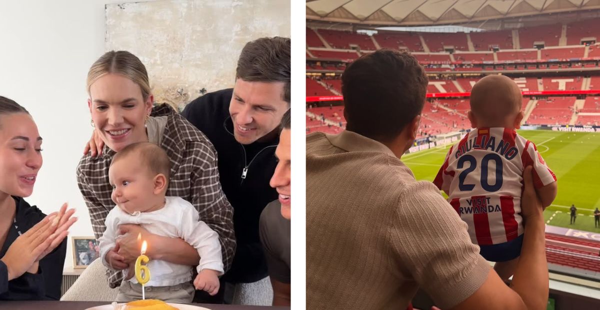 Eva Bargiela celebró el cumple mes de Fausto, su hijo, en Madrid