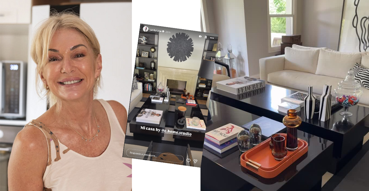 Así quedó el living de Yanina Latorre: deco moderna en su casa