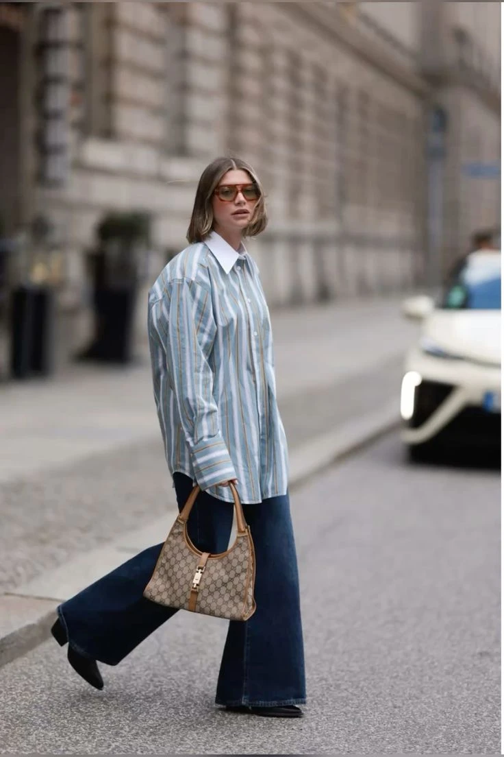 Guía de estilo: 7 maneras de llevar jeans palazzo en los días fríos
